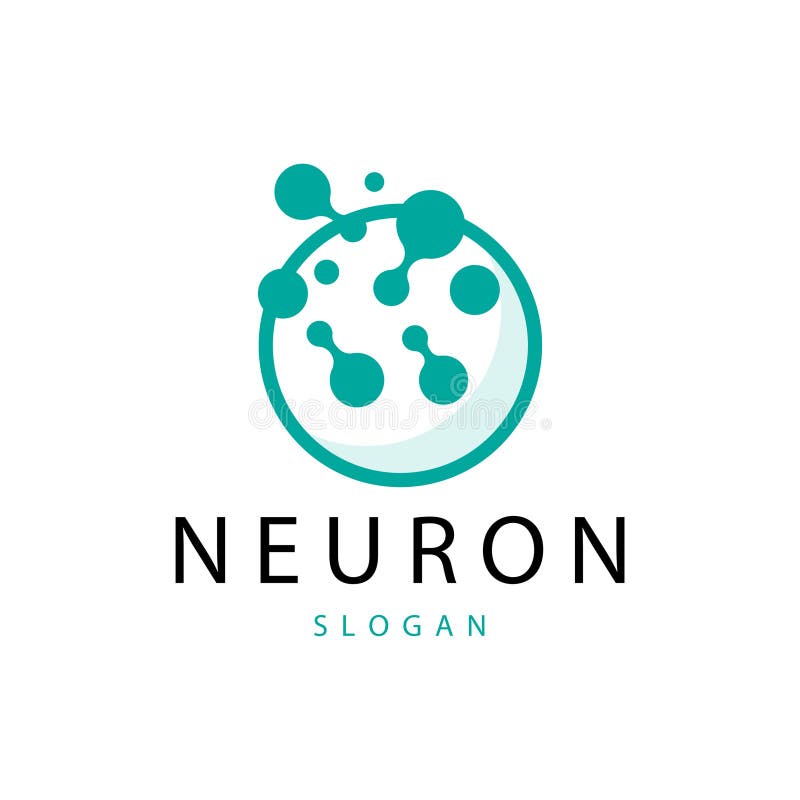 Neuron Logo, Neuron Nerve or Seaweed Vector Abstract Molecule Design ...