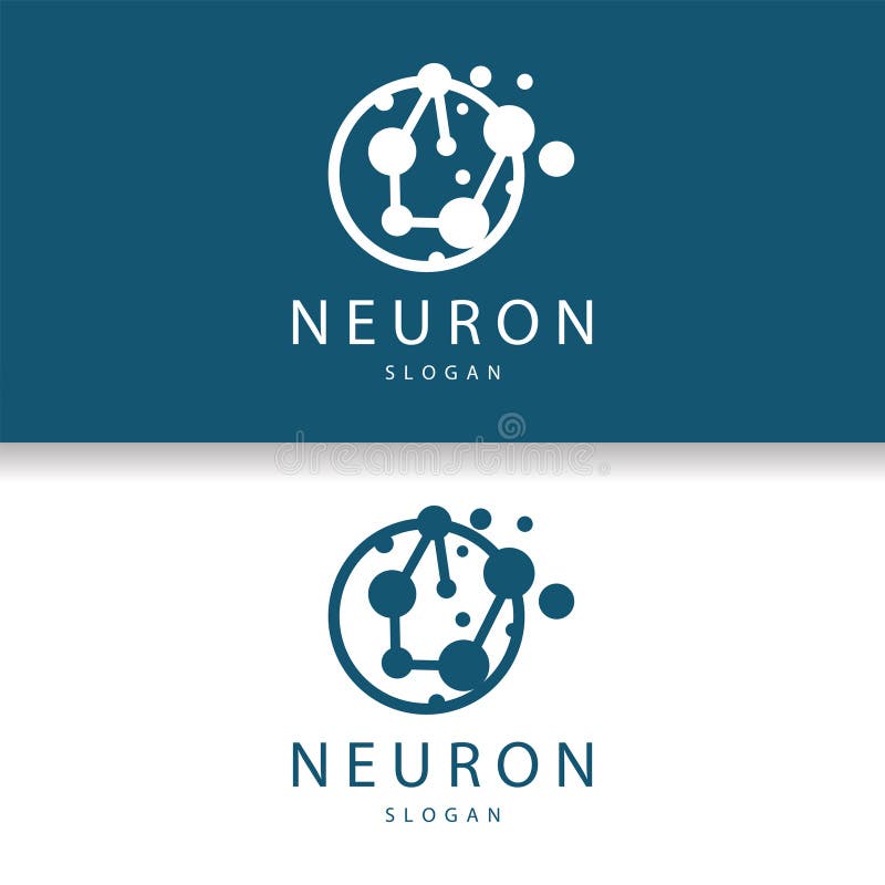 Neuron Logo, Neuron Nerve or Seaweed Vector Abstract Molecule Design ... Neuron Logo, Neuron Nerve or Seaweed Vector Abstract Molecule Design ...