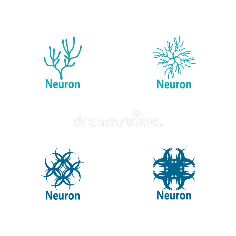 Neuron Logo and Symbol Vector Template Stock Illustration ...