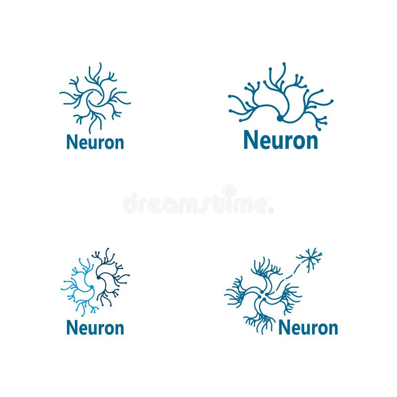 Neuron Logo and Symbol Vector Template Stock Illustration ...