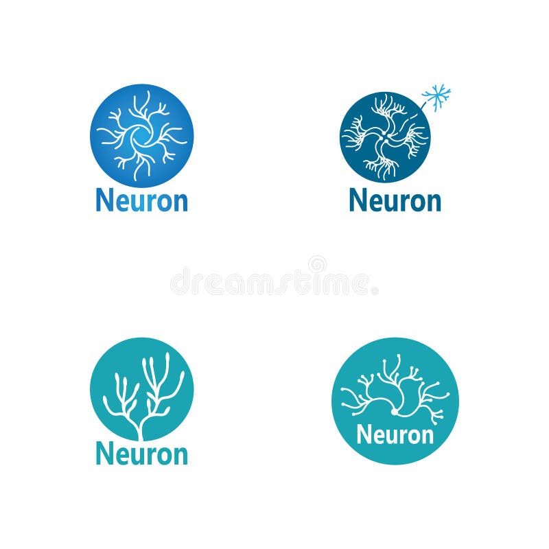Neuron Logo, Neuron Nerve or Seaweed Vector Abstract Molecule Design ... Neuron Logo, Neuron Nerve or Seaweed Vector Abstract Molecule Design ...