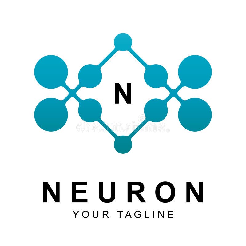 Neuron logo vector stock vector. Illustration of design - 277520536