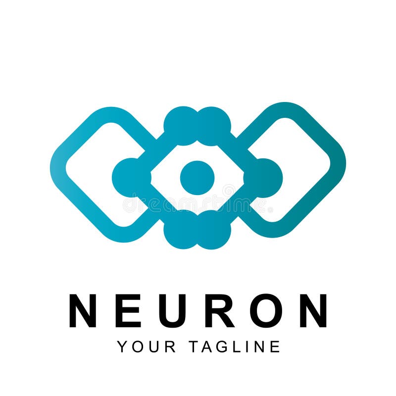 Neuron logo vector stock vector. Illustration of nootropic - 277520606