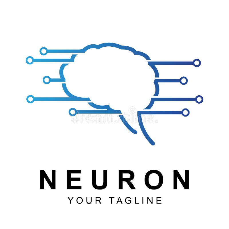 Neuron logo vector stock vector. Illustration of design - 277520659