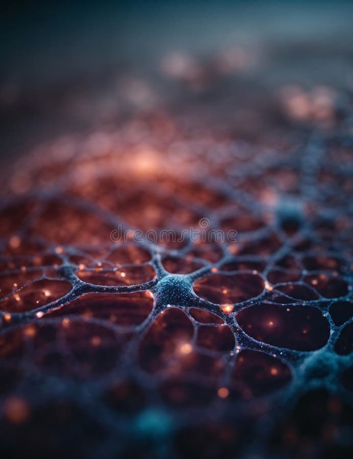 A Neuron Net Inside of Brain Stock Photo - Image of lines, sunlight ...