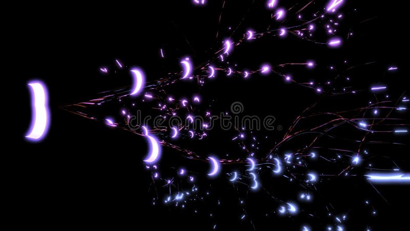 Neuron Network, Synapses Animation. Design. Neurons Inside the Human ...