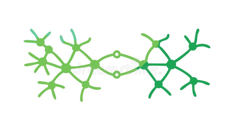 Neuron Network Vector Diagram for Brain and AI, Vector Design ...