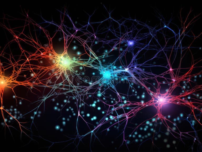 Neuron, Neural Connection Visualization of Transmission of Nerve ...