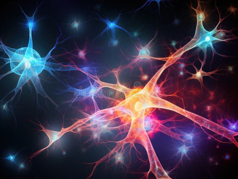 Neuron, Neural Connection Visualization of Transmission of Nerve ...