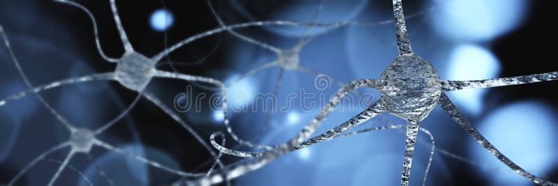 Neuron, Neural Network, Nerve Node, Stock Image - Image of signal ...
