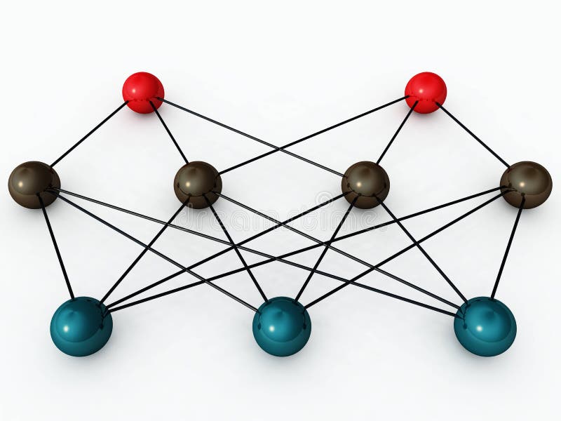 Neuron, Neural Network, Nerve Node, Stock Image - Image of signal ...