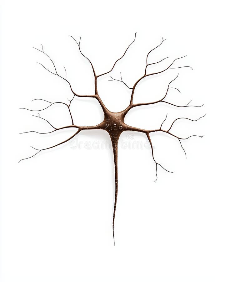 Neuron Structure Diagram Medical Science Stock Vector - Illustration of ...