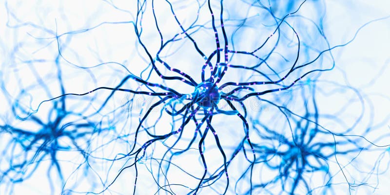 Neuron Synapse Connection - Microscopic View of Neural Network Stock Photo - Image of anatomy ...