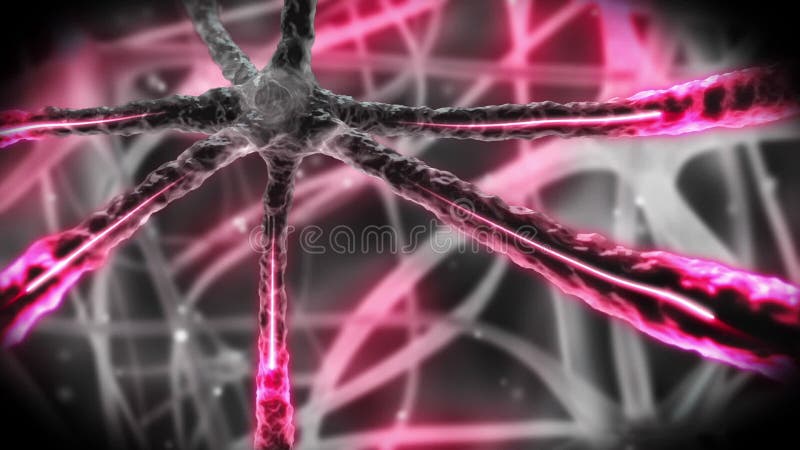 System Neuron of Brain with Synapses and Electrical Activity ...