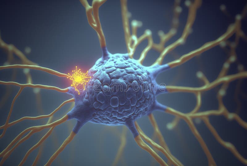 Neuronal Network with Electrical Activity of Neuron Cells, Neurons and ...