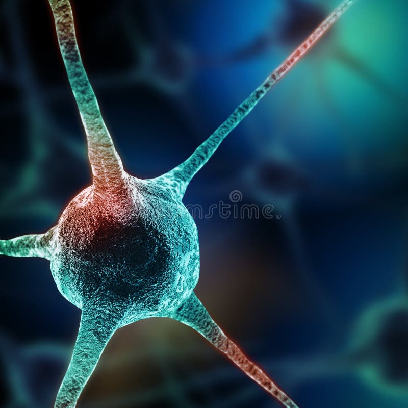 Neurons Abstract Background Stock Image - Image of epidemic, bacterium ...