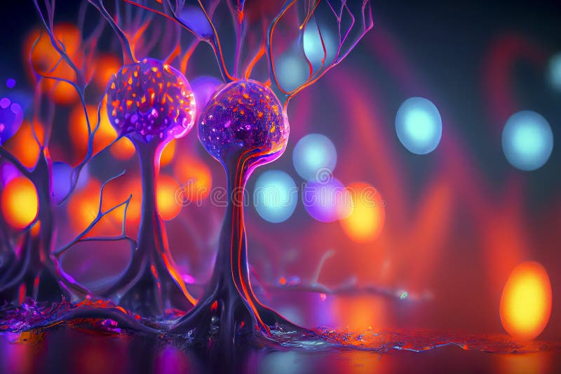 Neurons, Brain Cells, Neural Network Concept, Generative Ai ... Neurons, Brain Cells, Neural Network Concept, Generative Ai ...