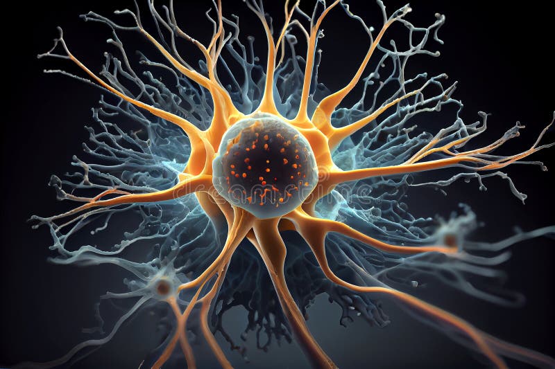 Neurons, Brain Cells, Neural Network Concept, Generative Ai ... Neurons, Brain Cells, Neural Network Concept, Generative Ai ...