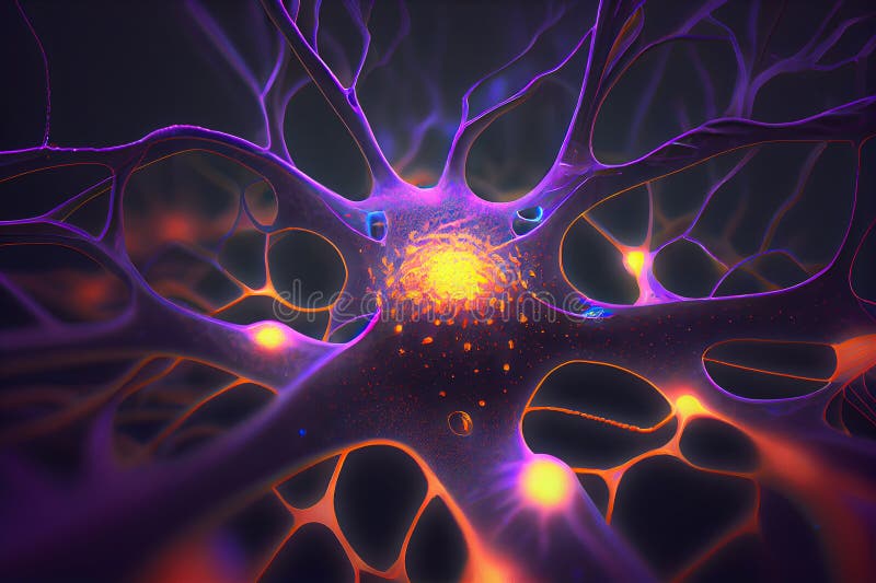Neurons, Brain Cells, Neural Network Concept, Generative Ai ... Neurons, Brain Cells, Neural Network Concept, Generative Ai ...