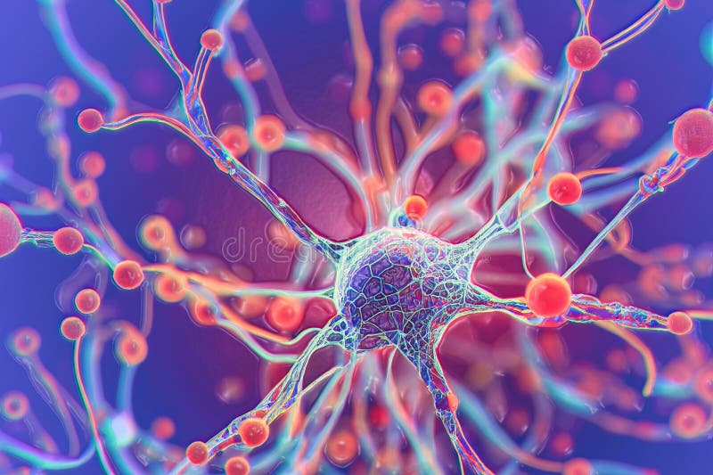 Neurons, Brain Cells, Neural Network, 3D Illustration Stock ... Neurons, Brain Cells, Neural Network, 3D Illustration Stock ...