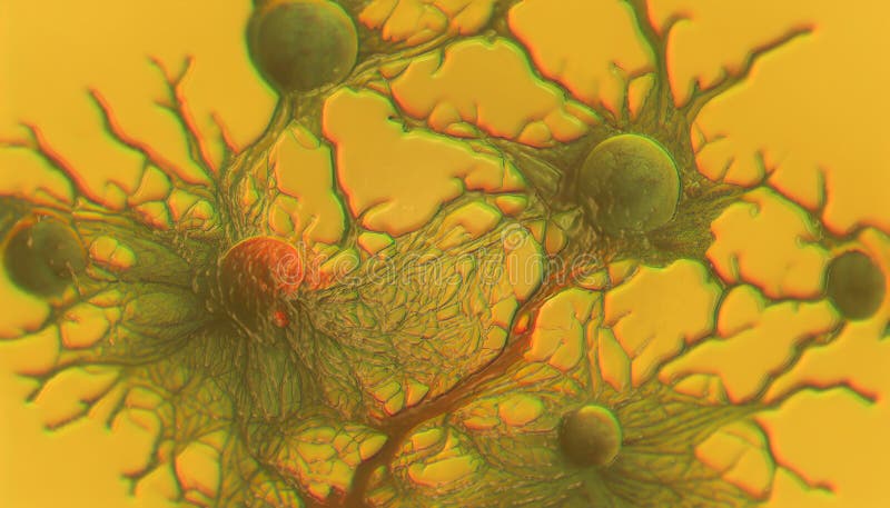 Neurons, Brain Cells, Neural Network, 3D Illustration Stock ...