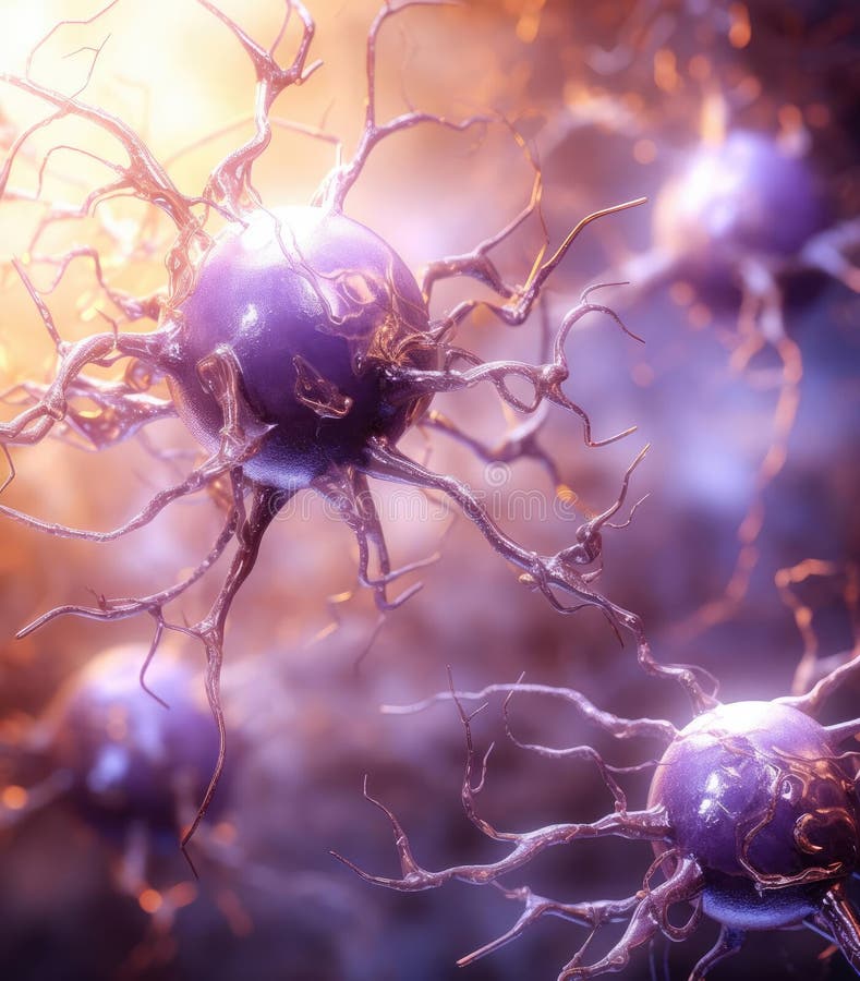 Neurons In The Brain Stock Illustration Illustration Of Mind 287730966