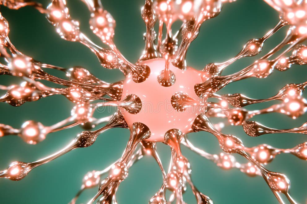 Neurons Interconnected, Displaying Complex Structure and Activity in ...