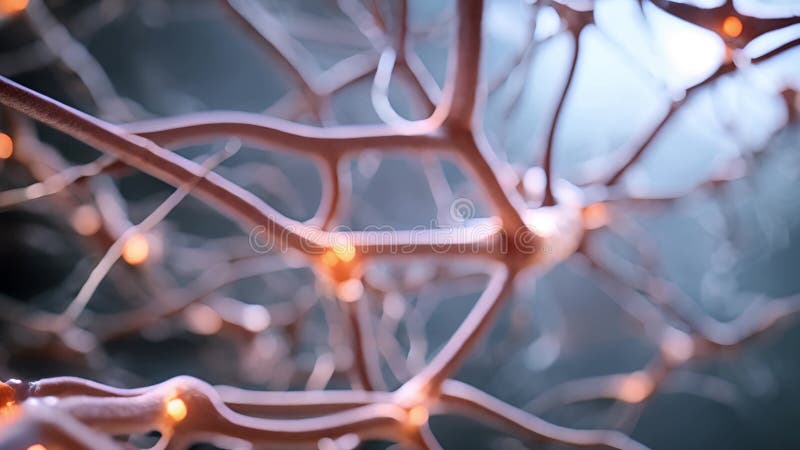 Neurons Nerves Nerve Connection Nerve Impulse Endless Video Loop Stock ...