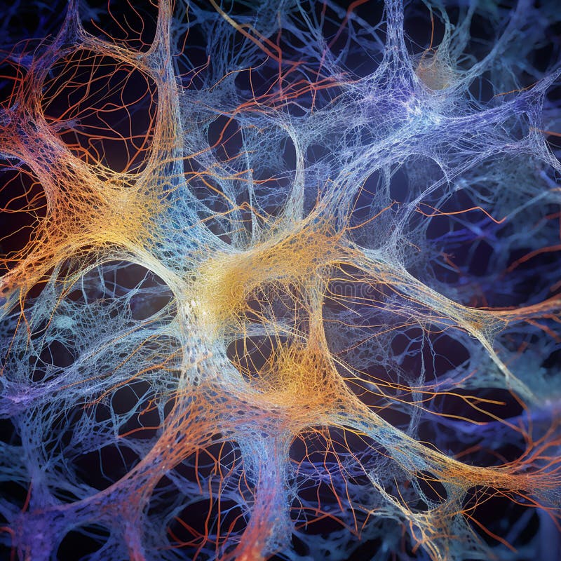 Neurons stock illustration. Illustration of blue, data - 281281216