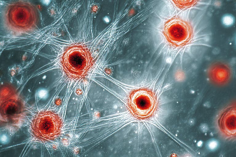 Microscopic View of Neurons Showcasing Intricate Connections and ...