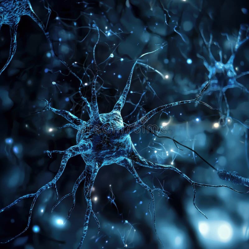 Neurons and Synapses in a Biological Illustration of the Nervous System ... Neurons and Synapses in a Biological Illustration of the Nervous System ...