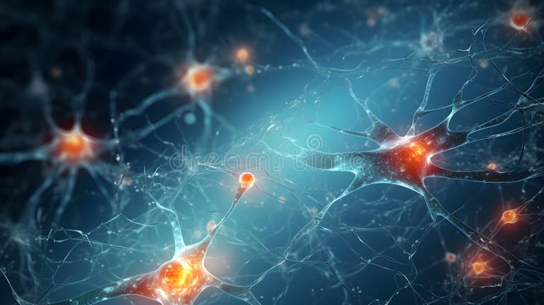 Neurons, Synapses, Human Brain Exploration and Capabilities Stock ...