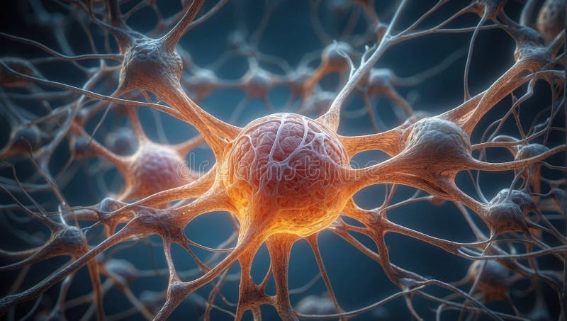 Neurons and Synapses Structure Depicting Brain Chemistry. Close-up ... Neurons and Synapses Structure Depicting Brain Chemistry. Close-up ...