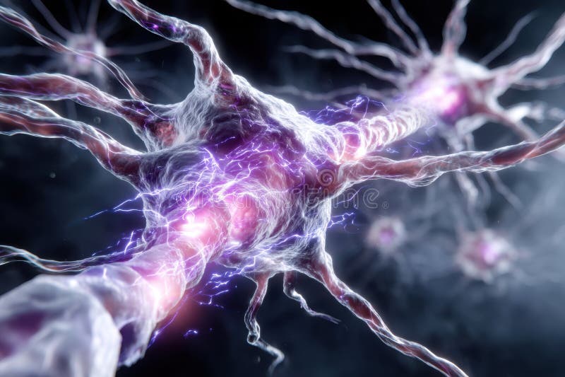 Neurons Transmitting Signals in a Dynamic Display of Connectivity and ...