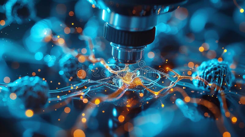 A Neurosurgeon Performs an Operation. Robotic Equipment in a Modern ...