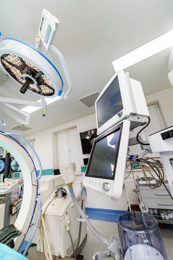 Neurosurgery Equipment in a Hospital Stock Image - Image of diagnosis ...
