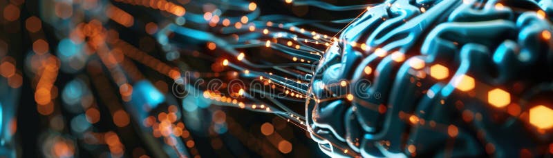 Neurotechnology Braincomputer Interface Stock Illustration ...