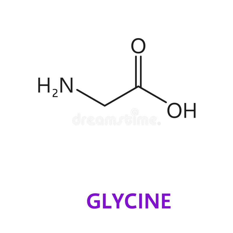 Neurotransmitter Glycine Molecule Chemical Formula Stock Vector ... Neurotransmitter Glycine Molecule Chemical Formula Stock Vector ...