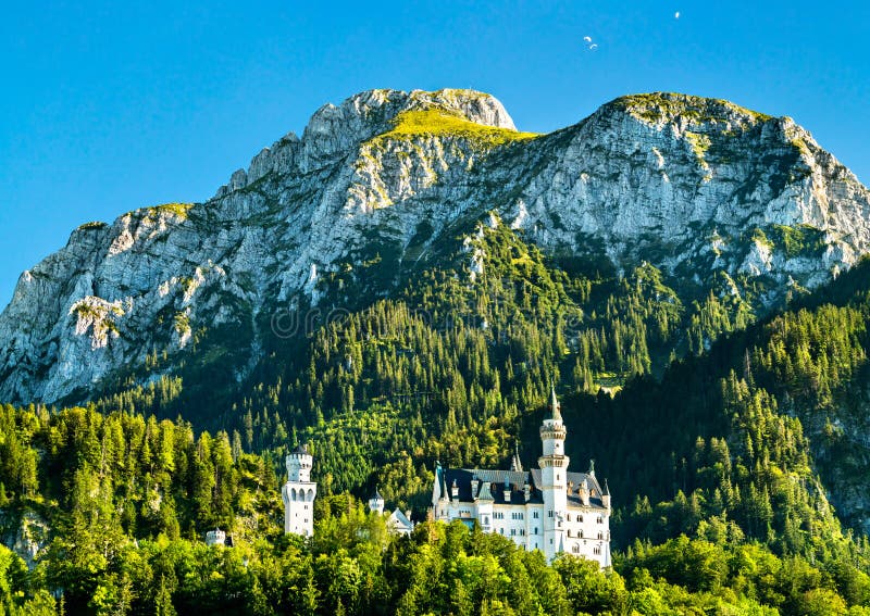 Neuschwanstein Castle in the Bavarian Alps, Germany Stock Image - Image ...