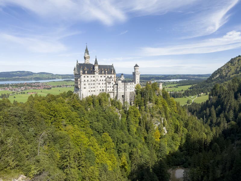 Neuschwanstein Castle from the Bridge Looks Magically Beautiful from ...