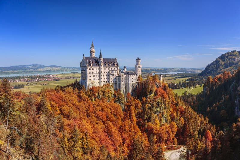 Neuschwanstein Castle - Fussen - Germany Editorial Stock Photo - Image ...