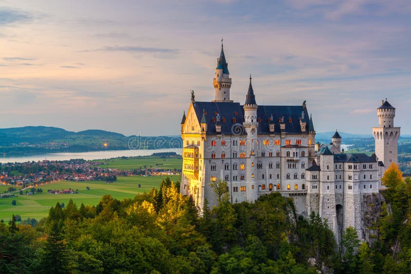 Neuschwanstein Castle in Fussen, Germany Editorial Stock Image - Image ...
