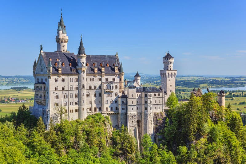 Neuschwanstein Castle - Fussen - Germany Stock Photo - Image of travel ...