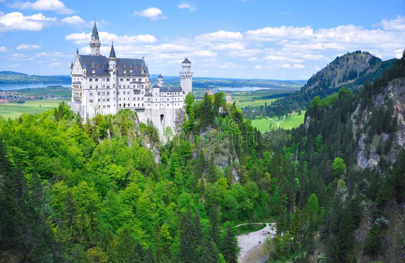 Neuschwanstein Castle at the Summer, Bavaria, Germany Editorial ...