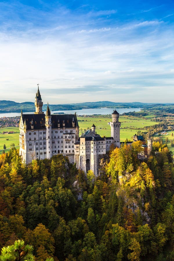 Neuschwanstein castle stock image. Image of view, tower - 187919131