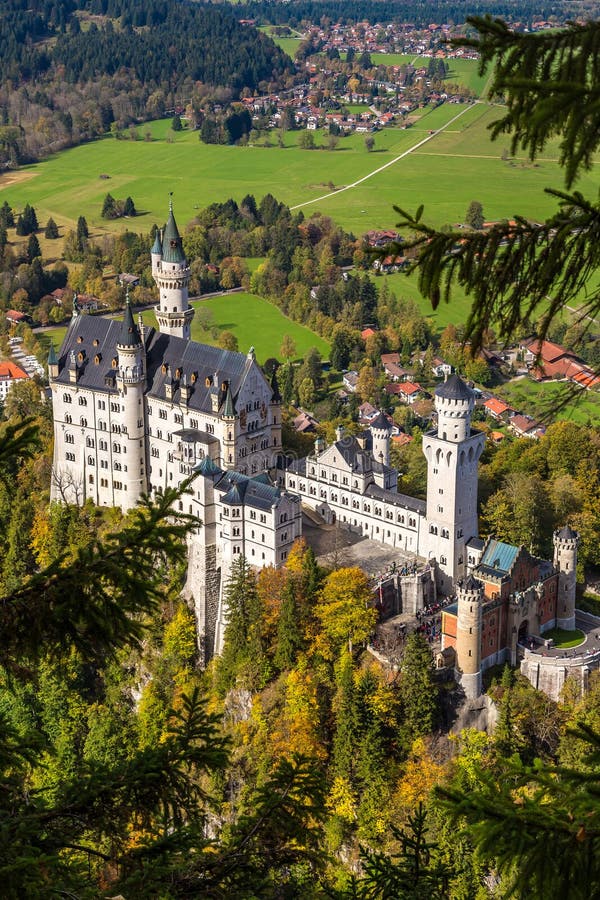 Neuschwanstein Castle in Germany Stock Photo - Image of summer, view ...