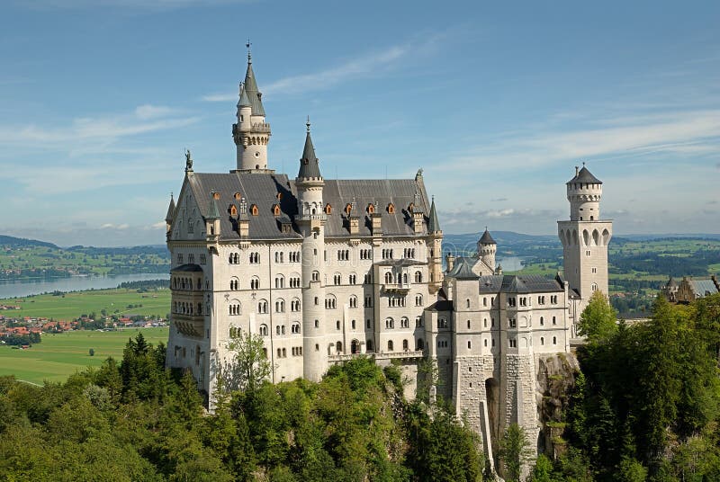 Neuschwanstein Slott, Tyskland Arkivfoto - Bild av kungarike ...