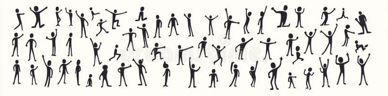 A Neutral Background Serves As the Setting for Human Figures that are ...