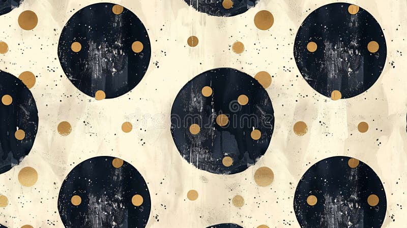 Neutral Background with Timeless Polka Dots. Stock Illustration ...