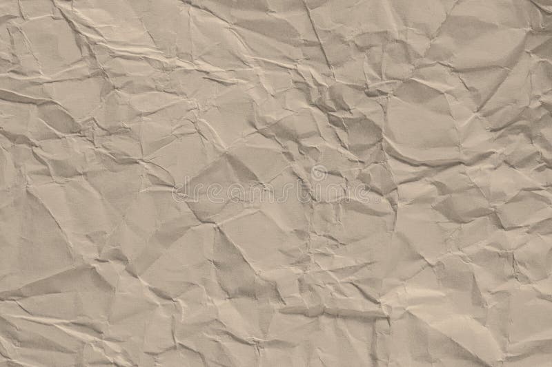 A Neutral Beige Crumpled Paper Texture that Serves As a Versatile ...
